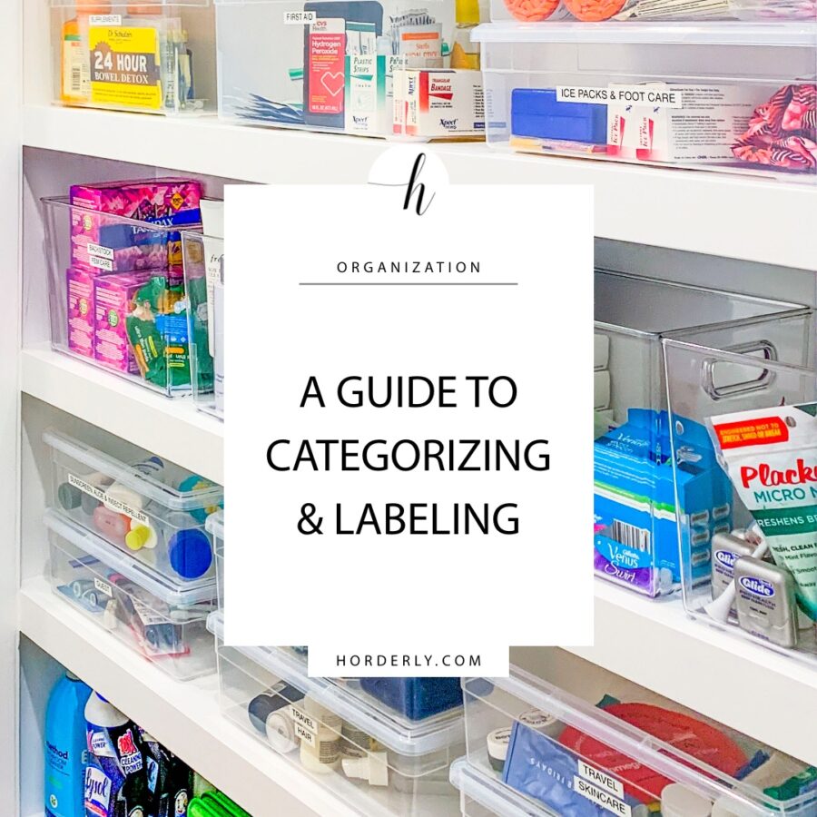 Horderly’s Guide to Categorizing & Labeling - Horderly
