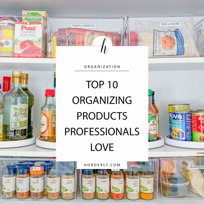 Top 10 Organizing Products Professionals Love - Horderly