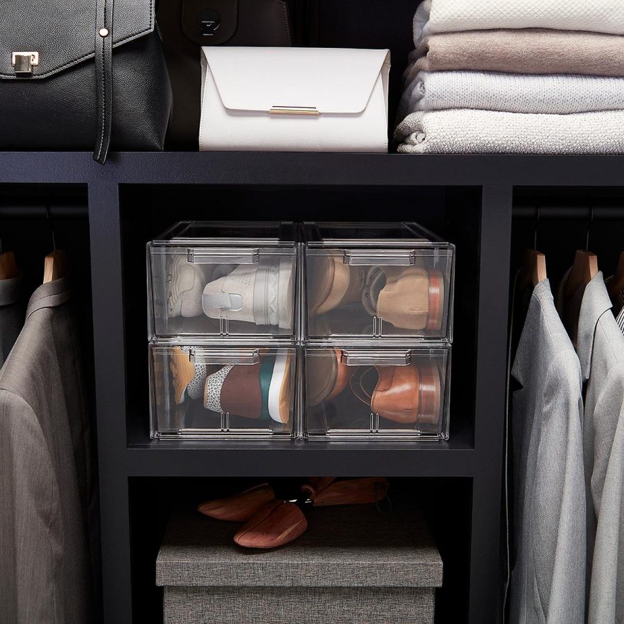 Clear Stackable Large Shoe Drawer – Horderly