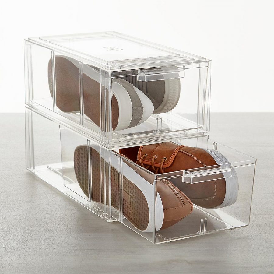 Clear Stackable Large Shoe Drawer – Horderly