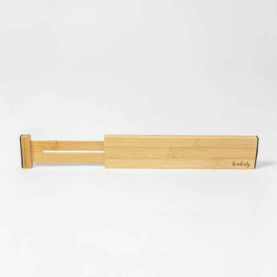 Bamboo Expandable Drawer Dividers – Natural – Horderly