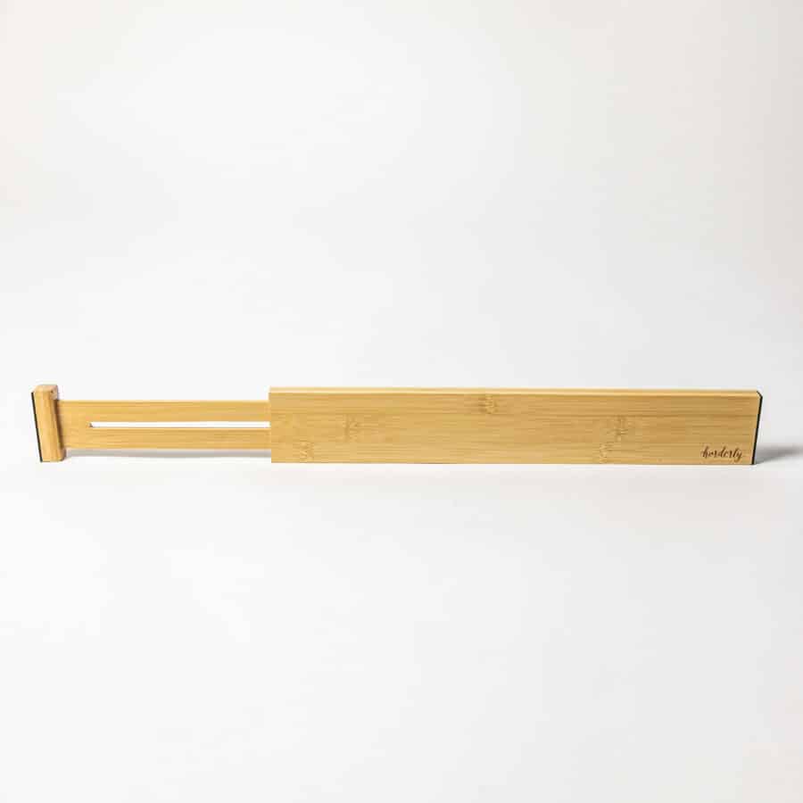 Bamboo Expandable Drawer Dividers – Natural – Horderly