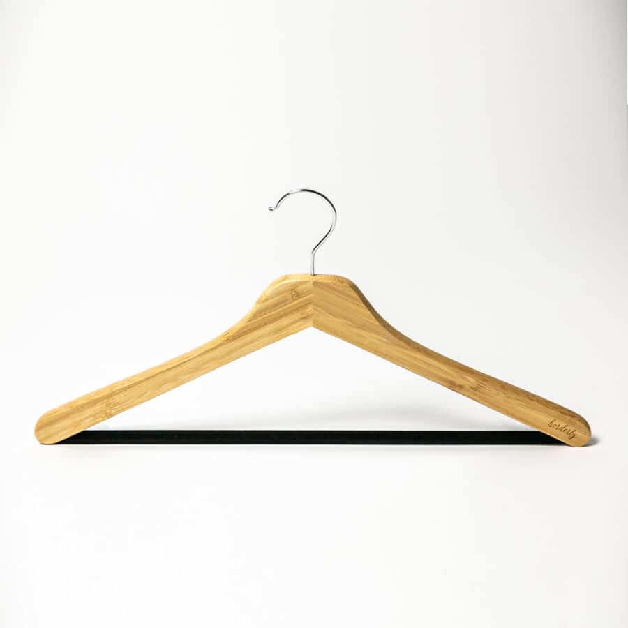Bamboo Hangers (with Velvet Bar) – Horderly
